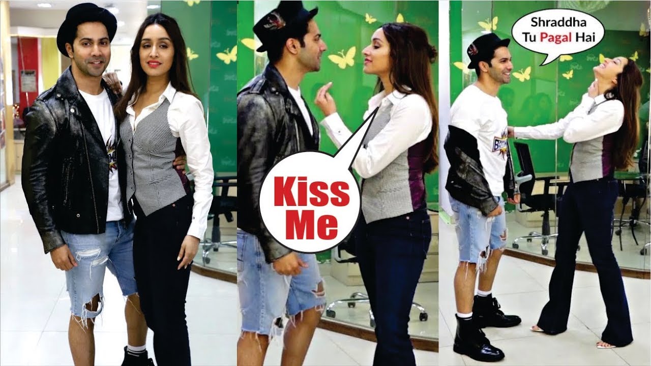 Varun Dhawan & Shraddha Kapoor Kiss at At Street Dance 3d Promotion ...
