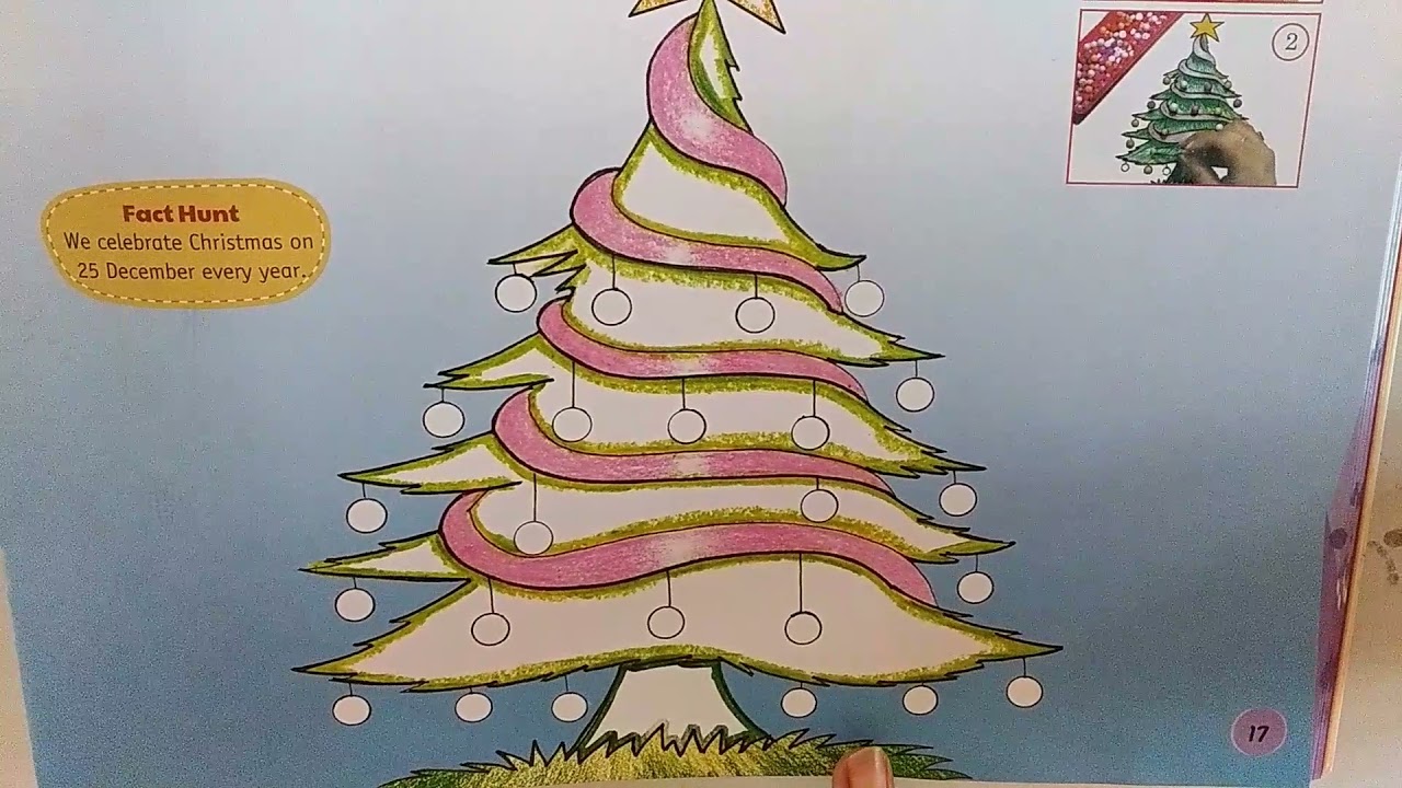 Colour the Christmas Tree and Decorate it with Thermocol balls. - YouTube