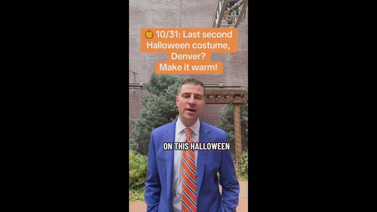 10/31: Last second Halloween costume, Denver? Make it a warm one! - YouTube