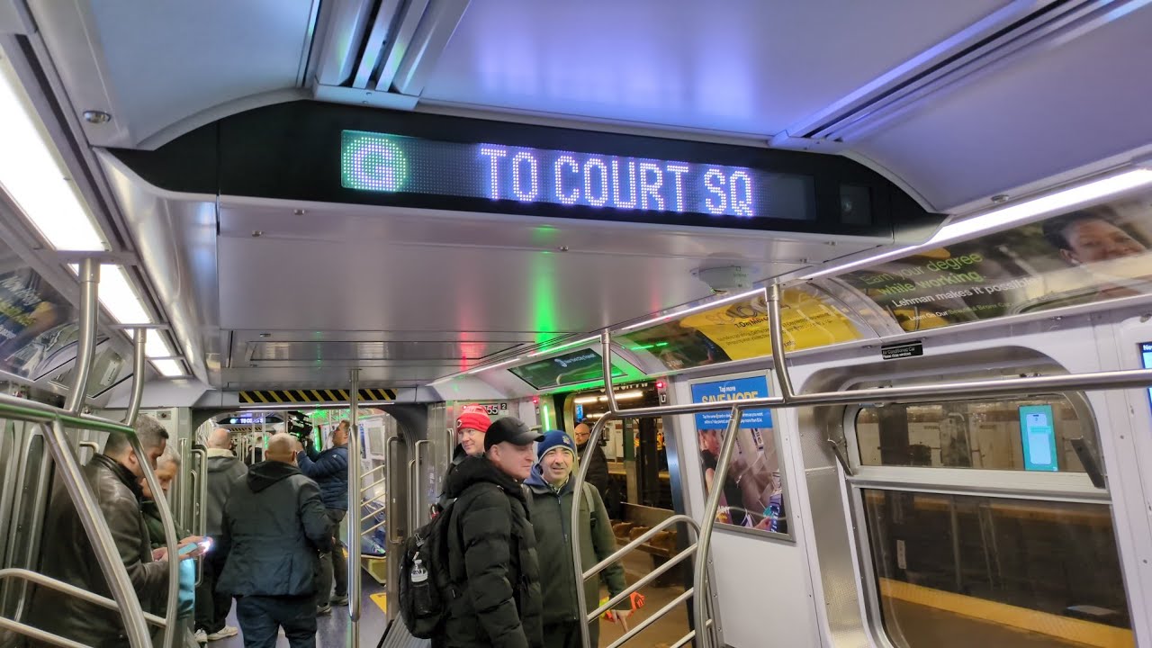 NYC Subway: R211T G Train First Ride Experience- From Church Avenue to ...