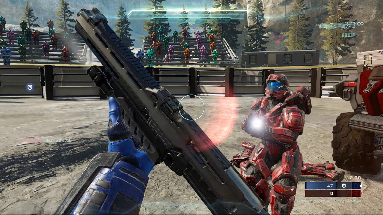 HALO 5 - Eigenes Spiel (Bull Riding SMC) Fun Game - YouTube