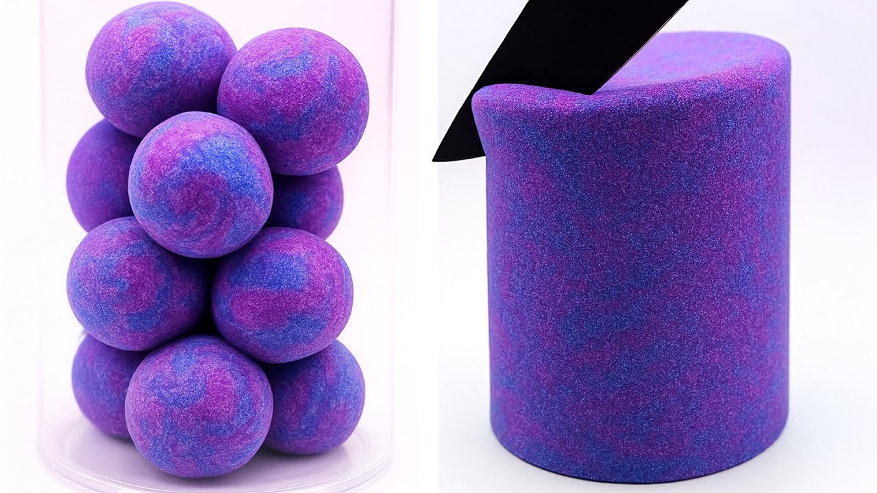 1 Hour Kinetic Sand ASMR! Satisfying Sand ASMR Cutting! Relaxing ...