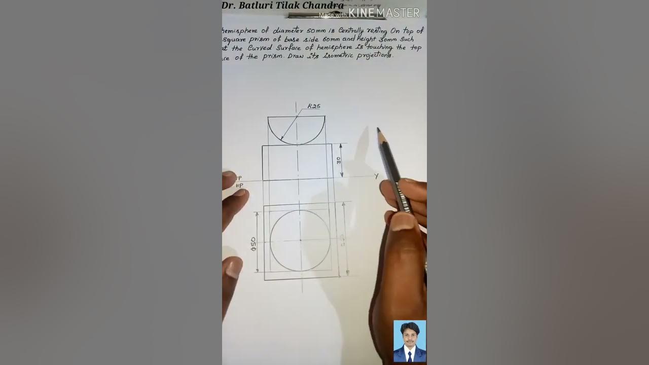 COMPUTER AIDED ENGINEERING DRAWING ISOMETRIC PROJECTION 3 - YouTube