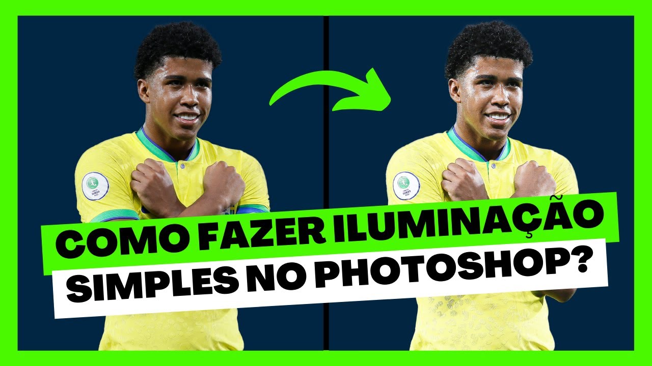 Como Fazer IluminaÇÃo Simples No Photoshop Youtube