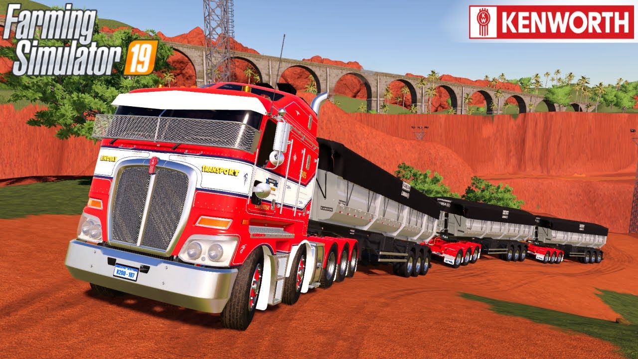 Farming Simulator 19 - Road Train Truck Cannot Go Uphill With A Heavy ...
