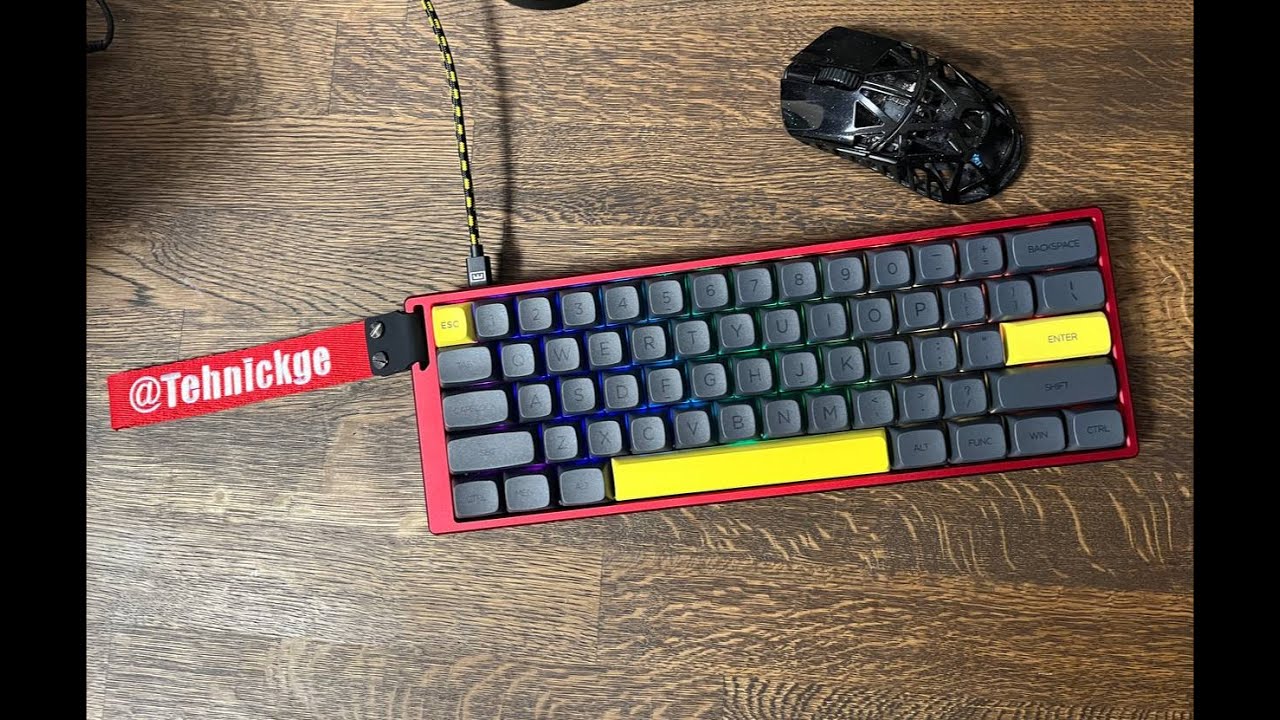 wooting 60he+ custom aluminium case Gateron Magnetic Jade sound test ...