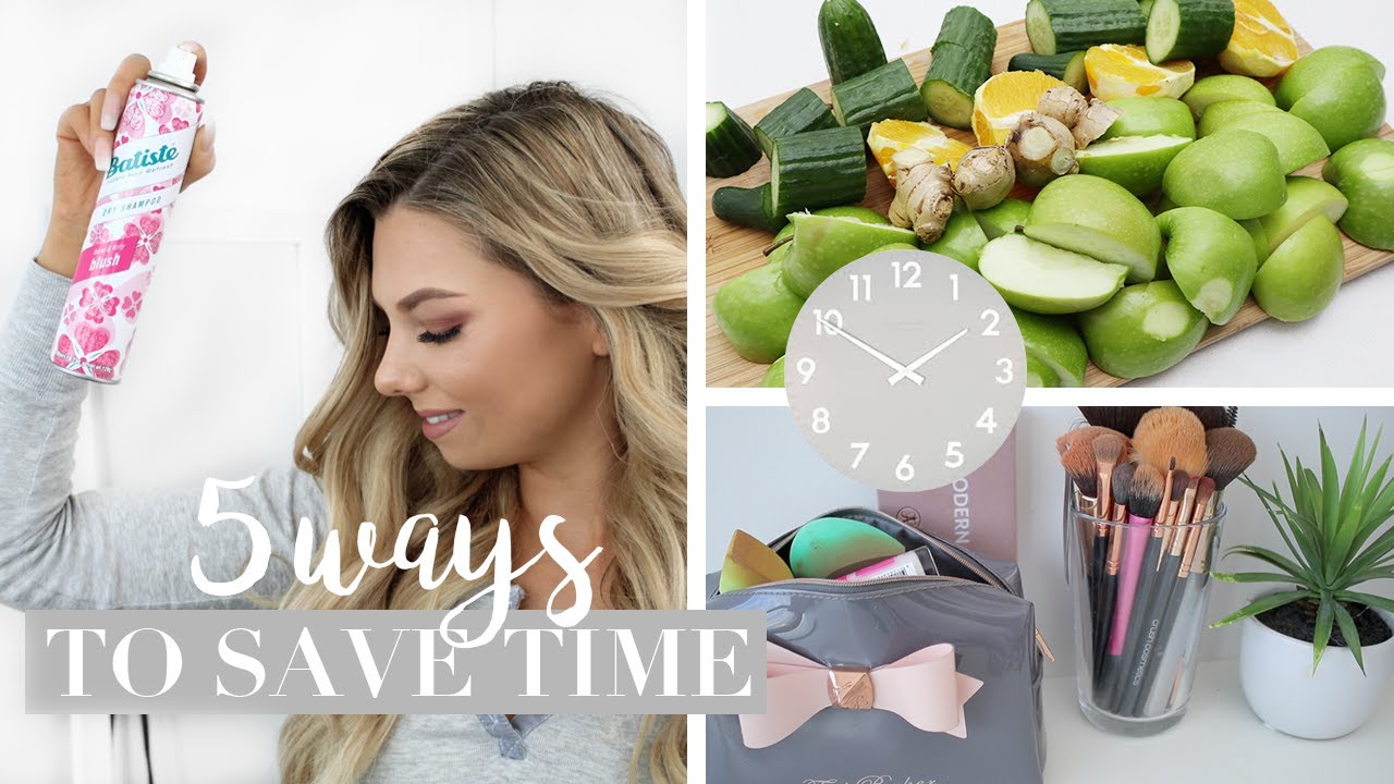 5 Ways I Save Time Each Week & Make My Life Easier - YouTube