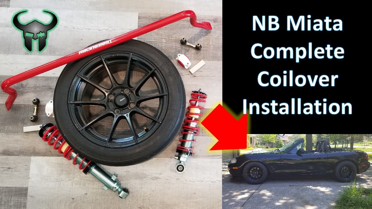 NB Miata Coilover Install - From OEM to Track Ready - Complete Coilover Replacement. QUICK VIDEO ...