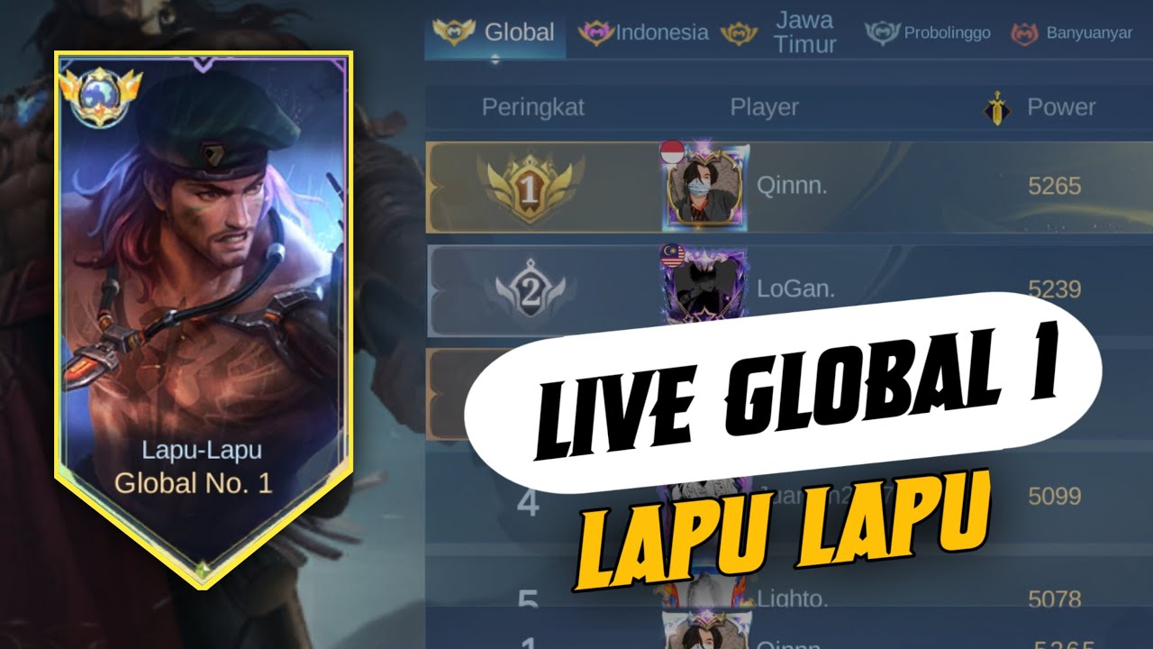 PUSH MMR LAPU LAPU MABAR VIP 6K LETSGO !!! - YouTube