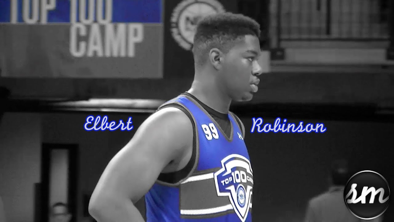 7'0 Elbert Robinson Highlights @ NBPA Top 100 Camp - LSU commit - YouTube