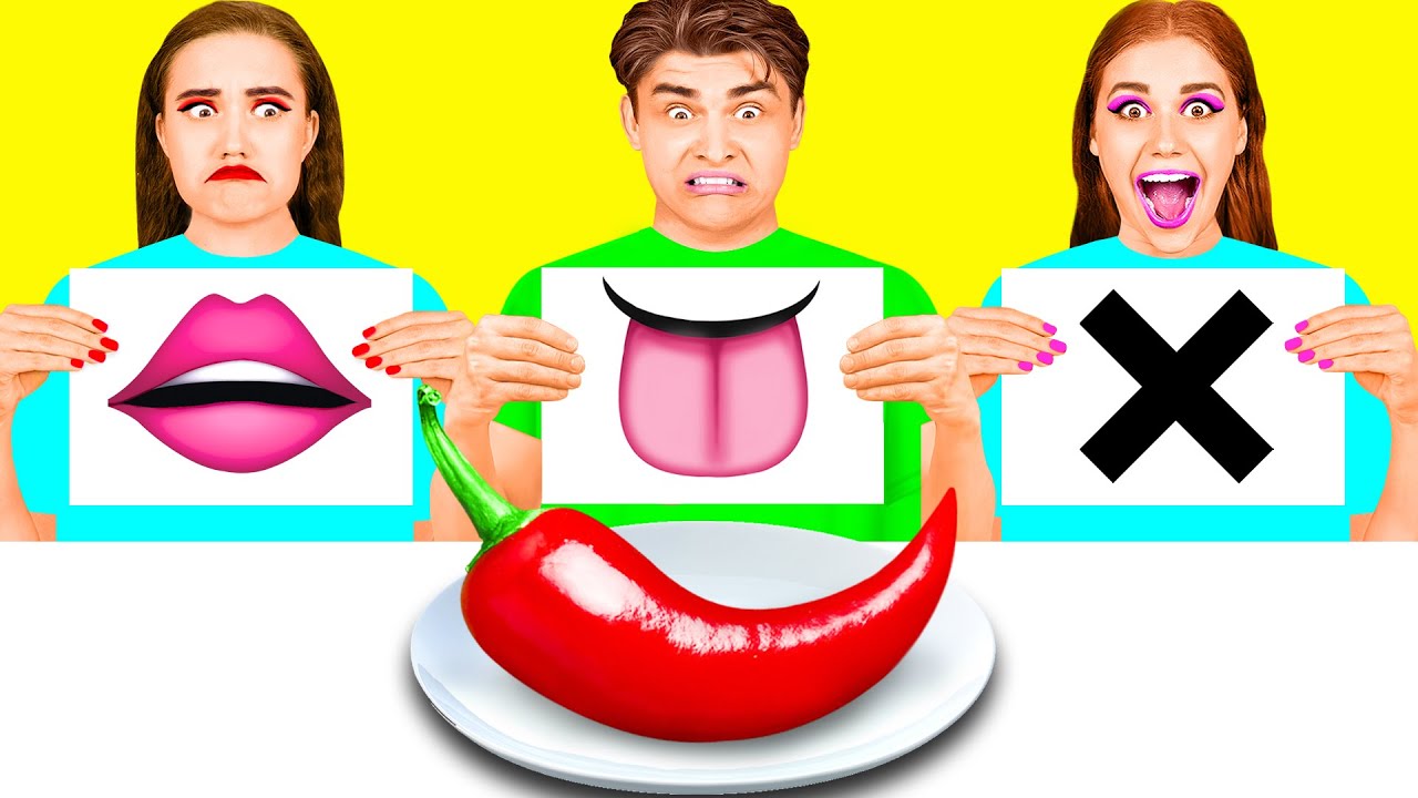 Δαγκωσε, Γλυψε η Τιποτα Challenge | Μάχη για το φαγητό DaRaDa Challenge ...