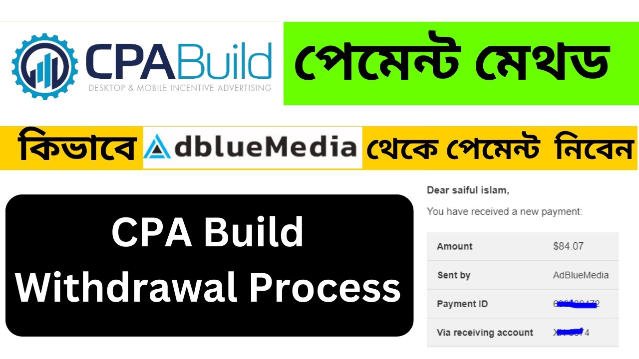 How to Get Payment From CPABuild | CPABuild withdrawal | adbluemedia ...