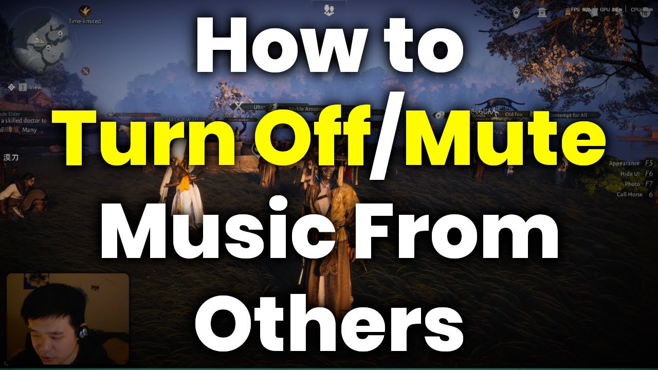 How To Turn Off/Mute Others Performance Sound - Where Winds Meet - YouTube
