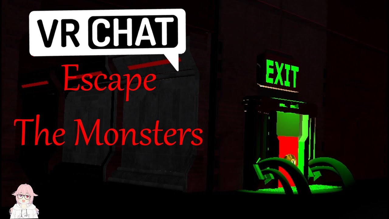 VRChat | Monster chase! { Escape the monsters ) - YouTube
