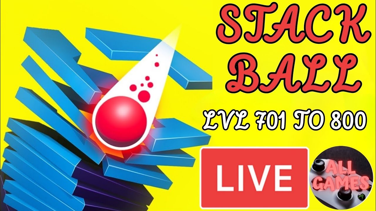 Live🔴 Stack Ball LVL 701 to LVL 800 Gameplay FUN GAME #shorts #StackBall #fungames #viralvideo ...