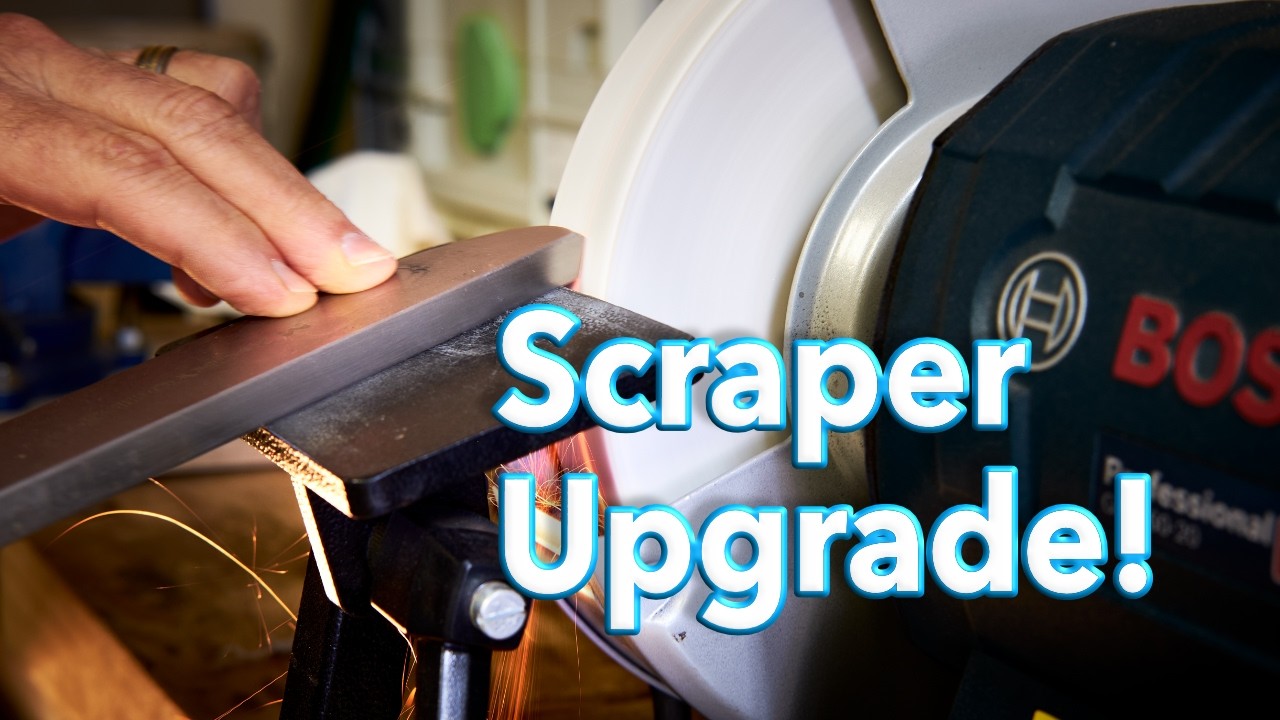 How to Shape & Sharpen a Negative Rake Scraper (Step-by-Step Guide ...
