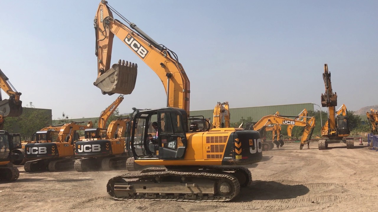 2015, JCB JS220LC Excavator Lot 117 - YouTube