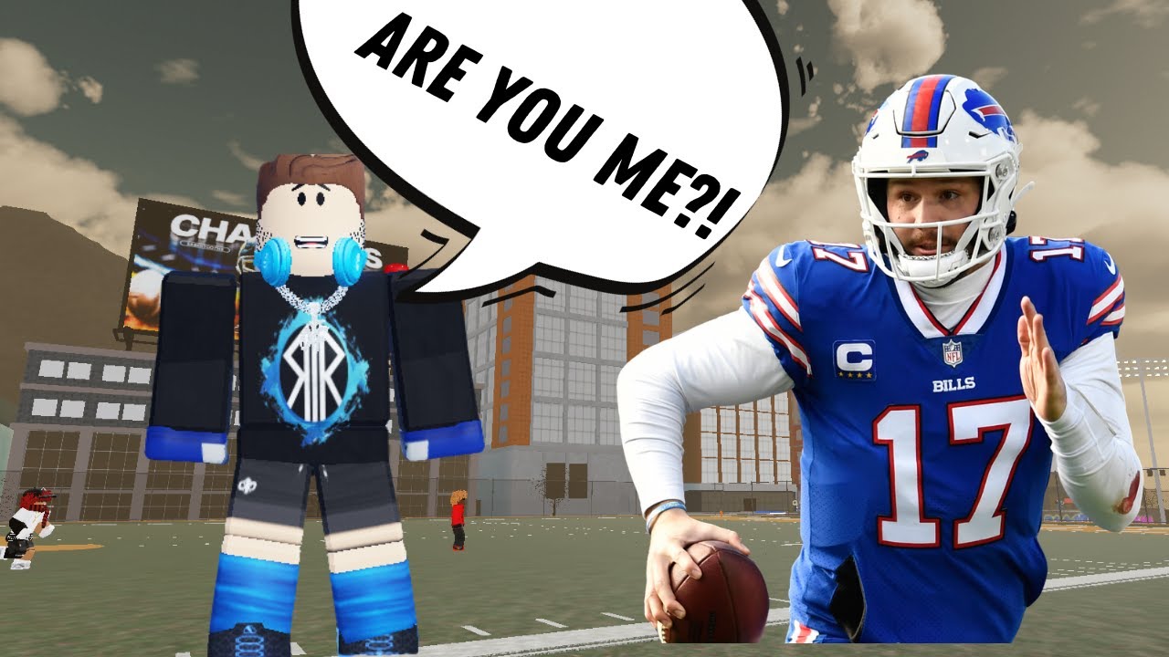 Josh Allen ONLY throws DOTS in Park Takeover Ultimate Football ...