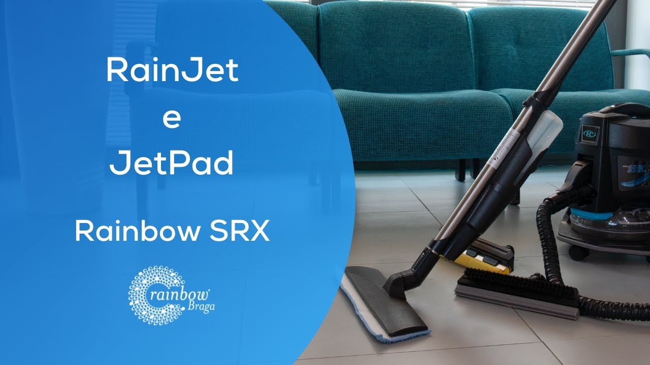 Como utilizar o Rainjet + Jet Pad da Rainbow (Lavar e secar chão duro ...