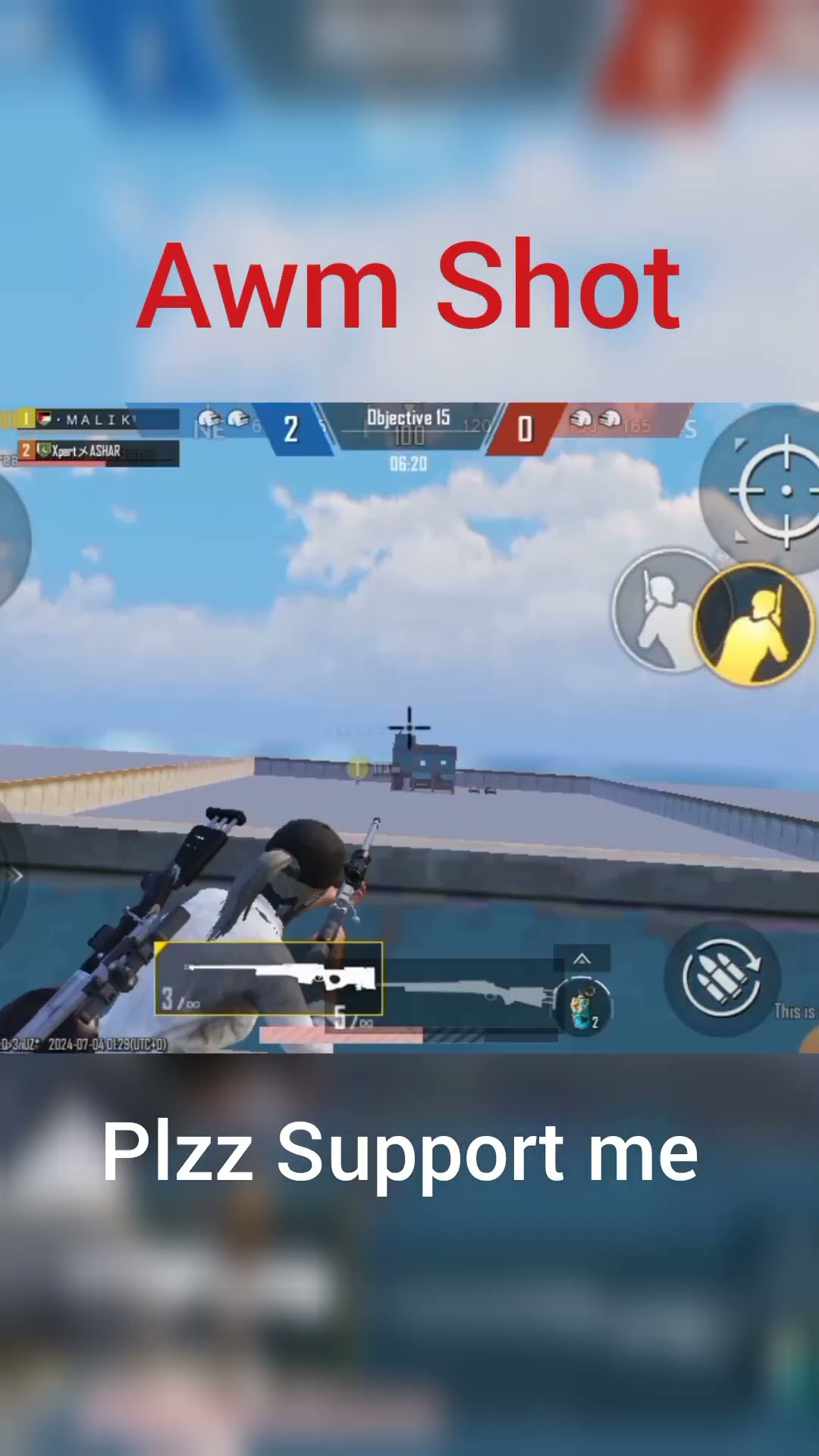 Awm shot😈🥶#pubgmobile - YouTube