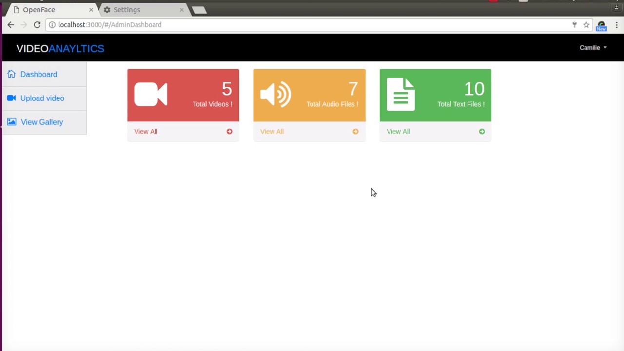 OpenFace Sample Demo Web App - YouTube