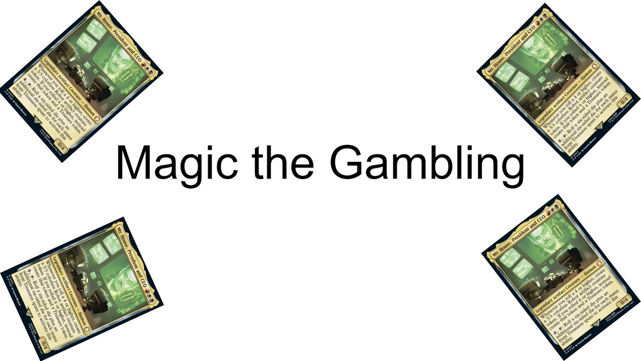 Magic the Gambling | Mr. House, President and CEO, EDH Deck - YouTube