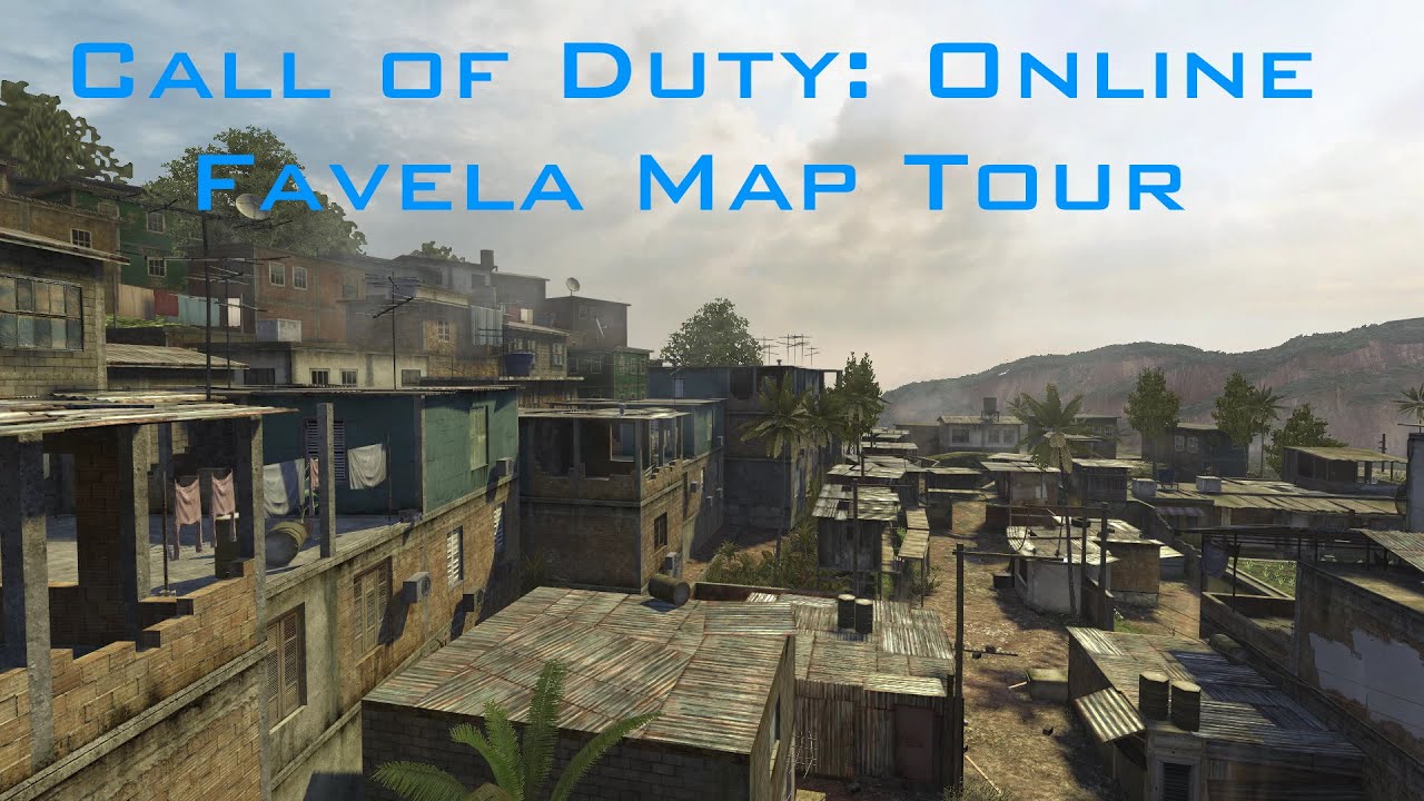 Call of Duty: Online China Favela Tropical Map Tour - YouTube