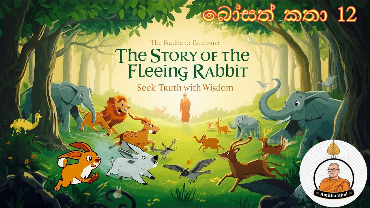 The Story of the Fleeing Rabbit | දද්දභ ජාතකය – සත්‍යය සෙවීමේ මාර්ගය ...