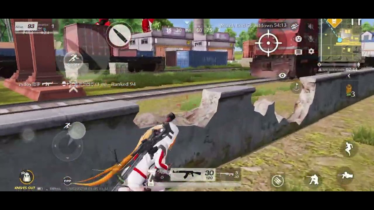 Knives out the best Chinese battle royale game with 120 FPS - YouTube