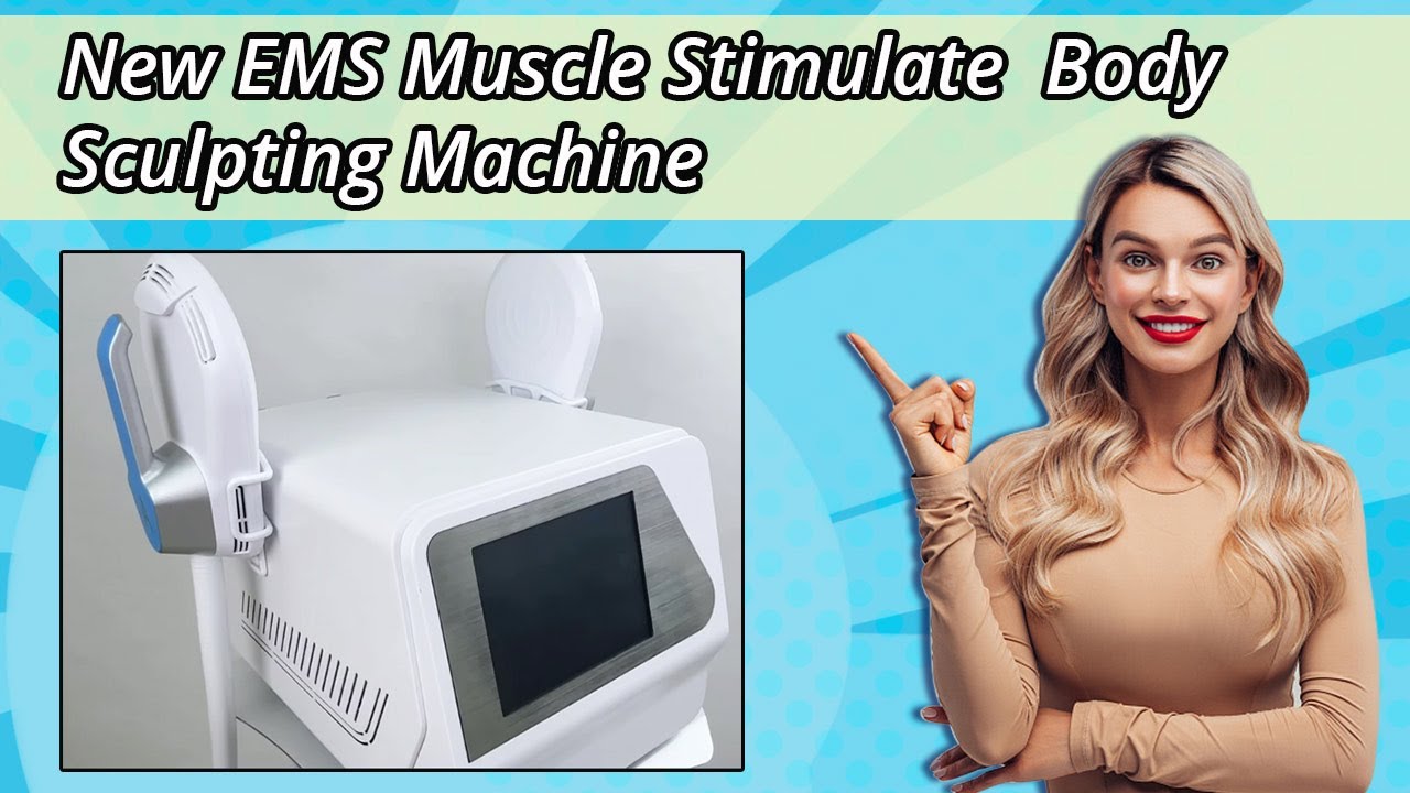 New EMS Muscle Stimulate Body Sculpting Machine WL-EMT82 - YouTube
