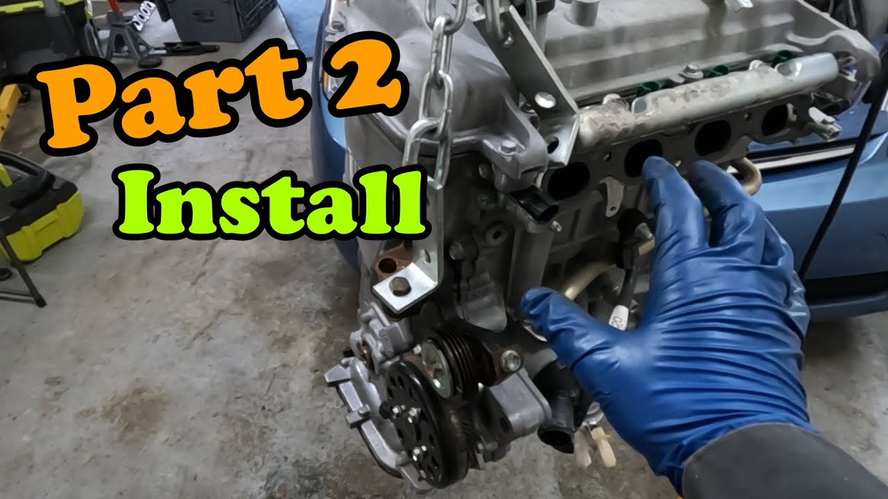 2004-2009 Toyota Prius Engine Swap Engine Replacement Part 2 - YouTube