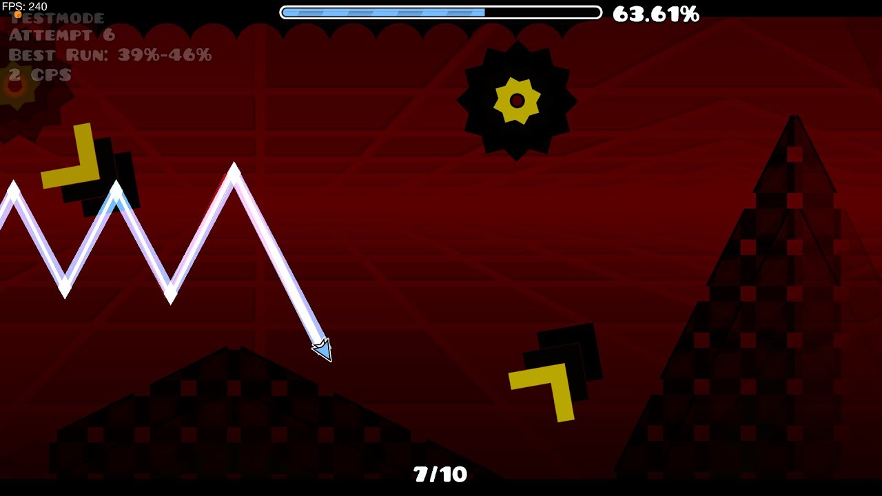Epilepsy Warning! Nine Circles and other things in Geometry Dash (Part ...