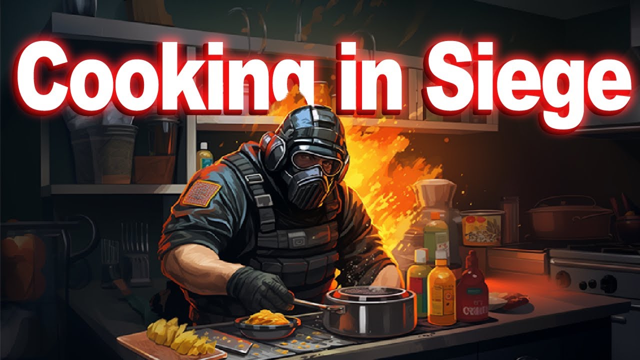 COOKING WHILE PLAYING SIEGE - YouTube