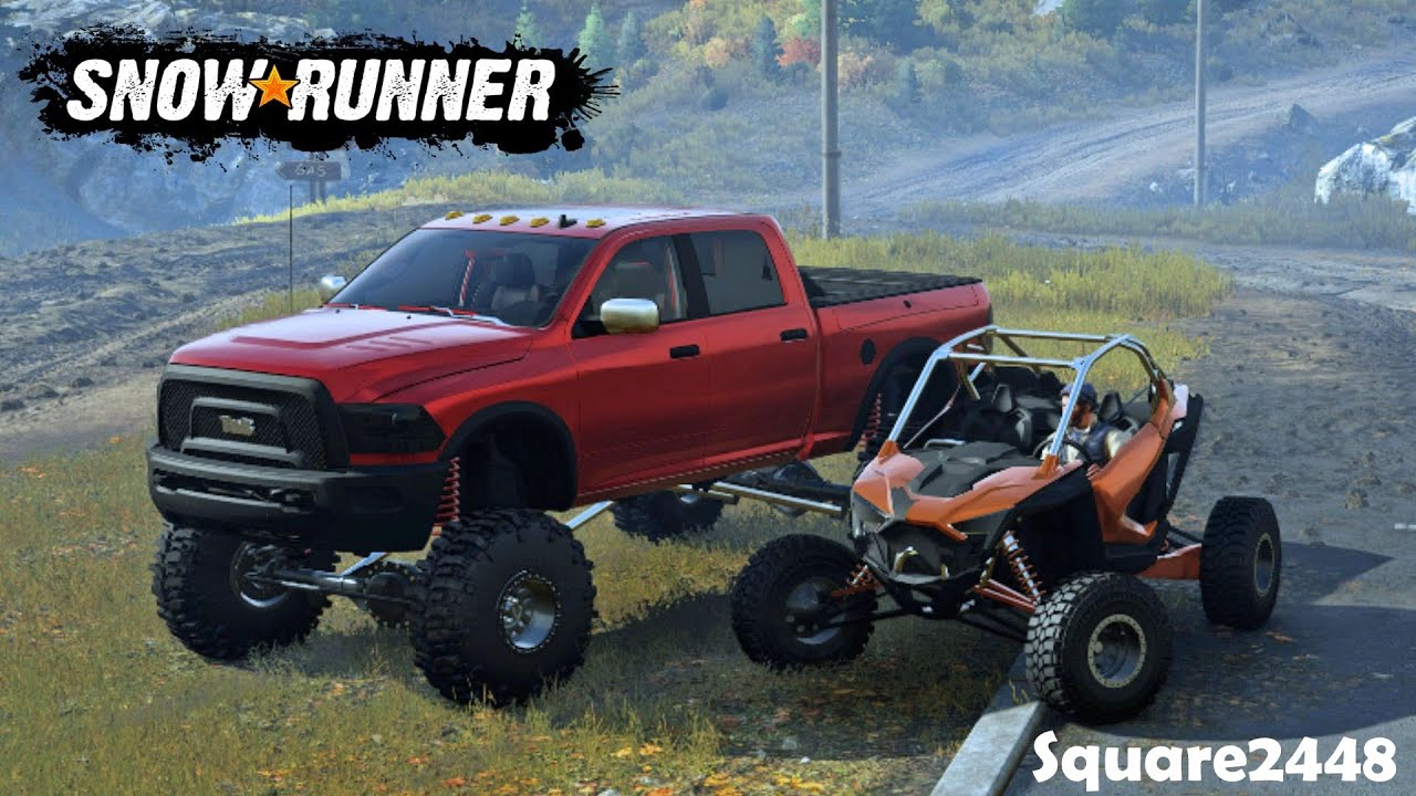 SnowRunner | MUDDING WITH LIFTED CUMMINS & SIDE BY SIDE - YouTube