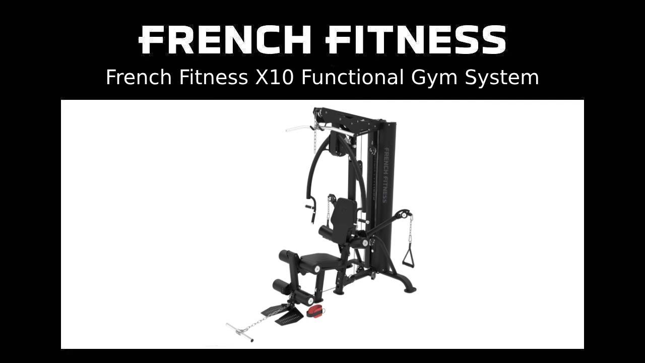 French Fitness X10 Functional Gym System - YouTube