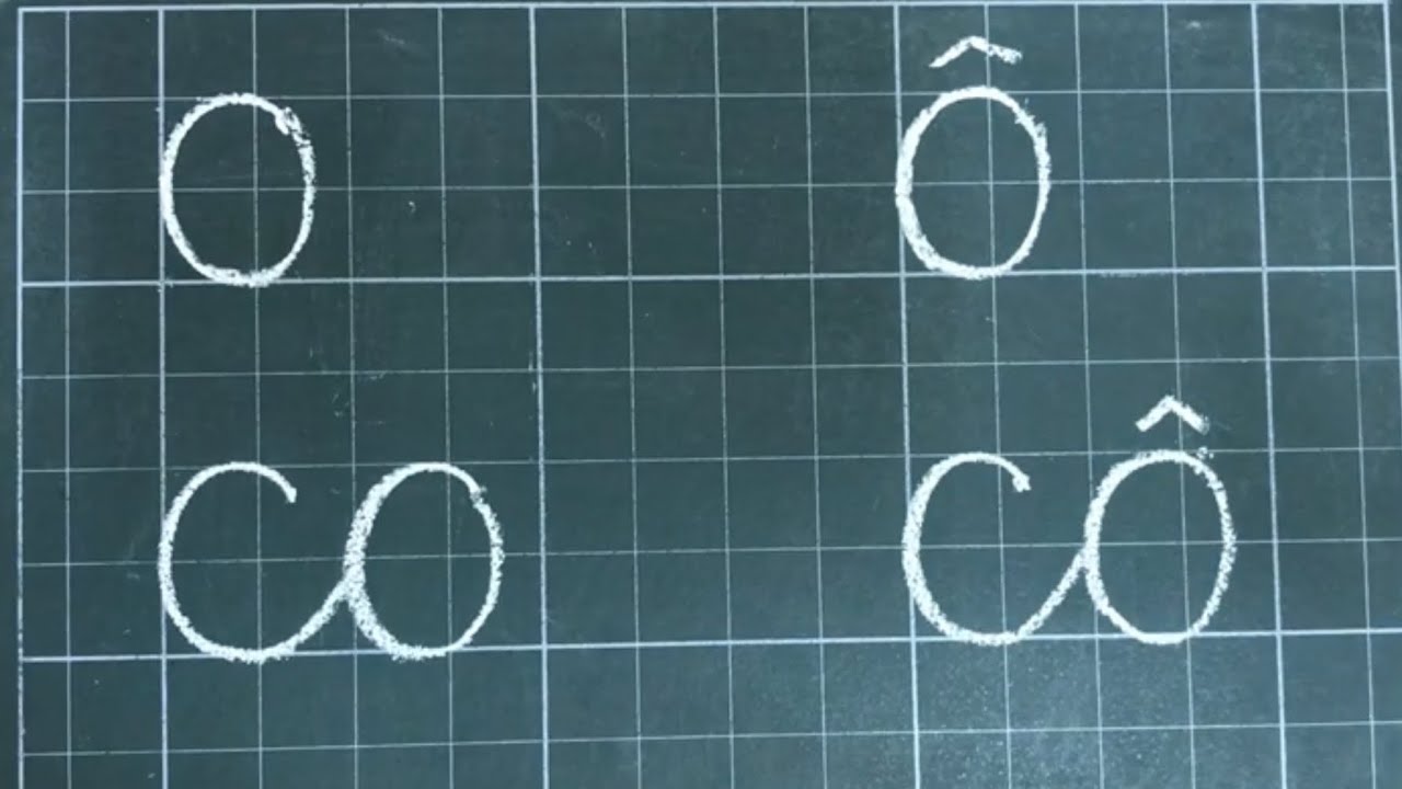 Viết chữ O Ô CO CÔ bài 4 - Sách Cánh Diều - YouTube