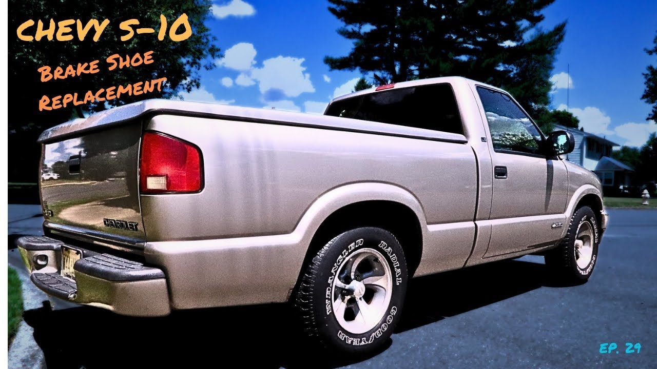 CHEVY S10 Rear Brake Shoe REMOVAL & INSTALL - YouTube