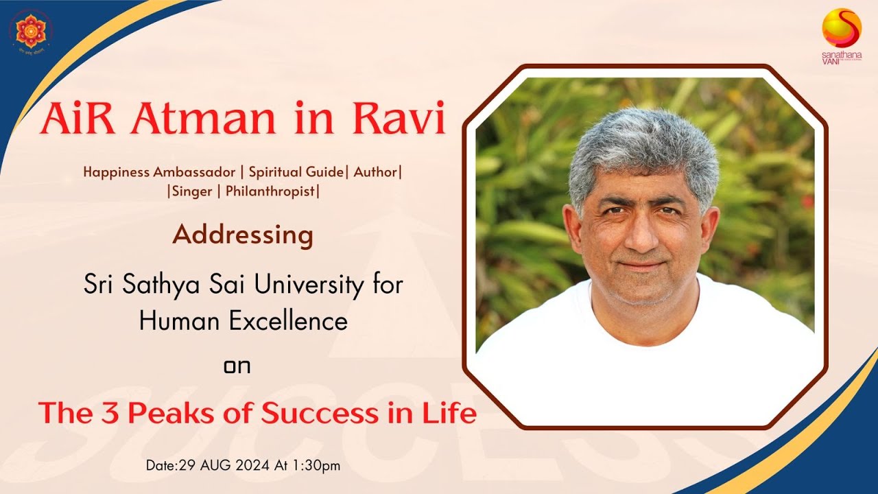 A Talk by AiR - Atman in Ravi to the Students of SSSUHE - YouTube