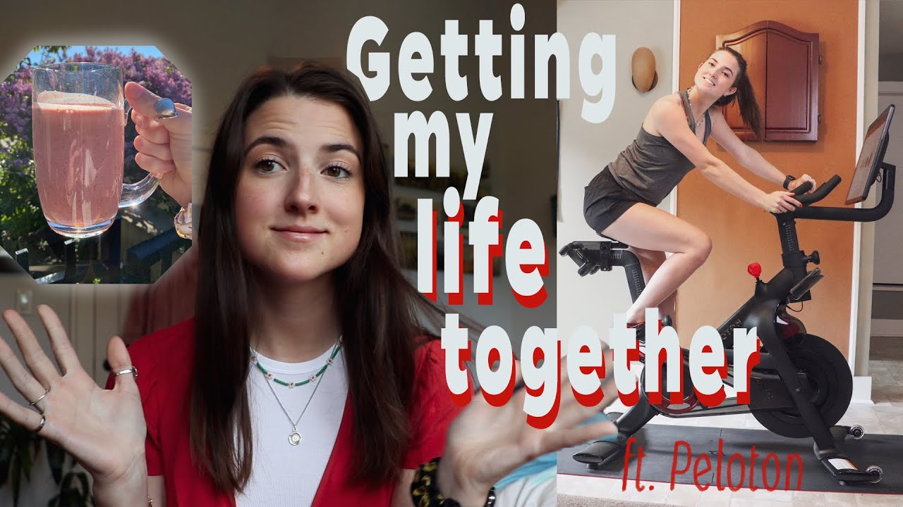 PELOTON WORKOUT ROUTINE and trying to get my life together! - YouTube
