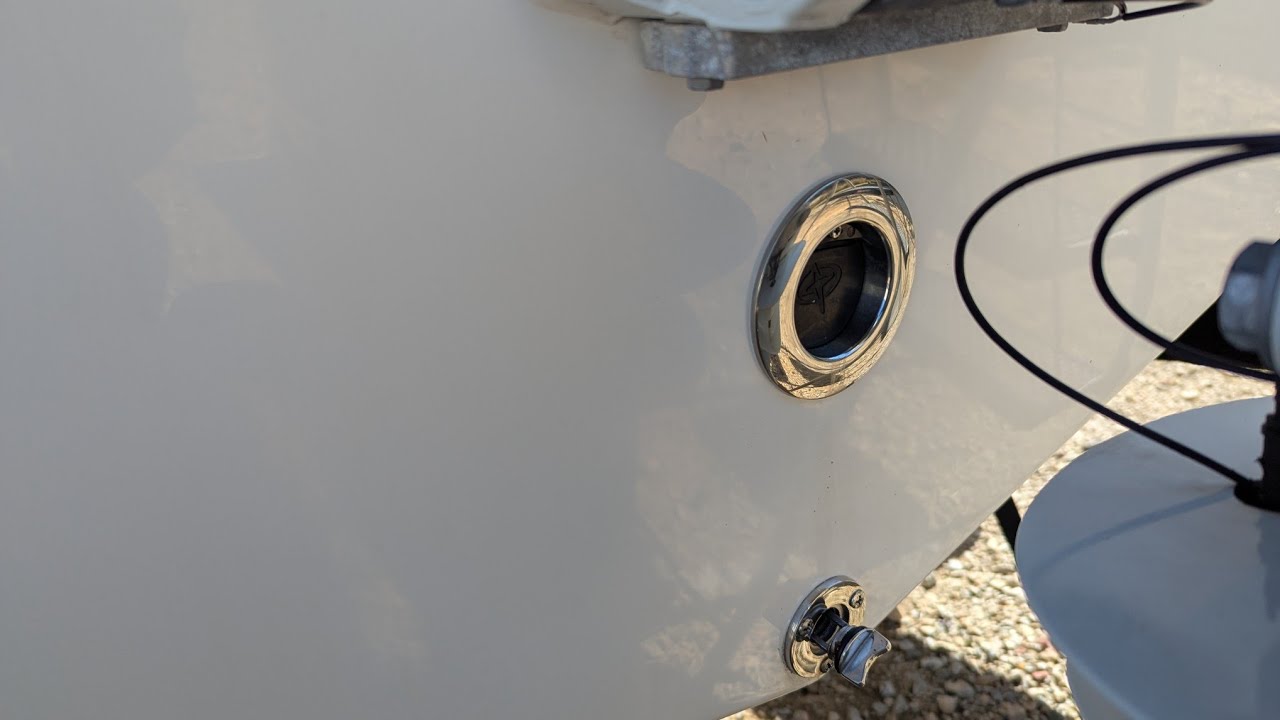 what is this big hole (below waterline and above the drain plug) on my ...