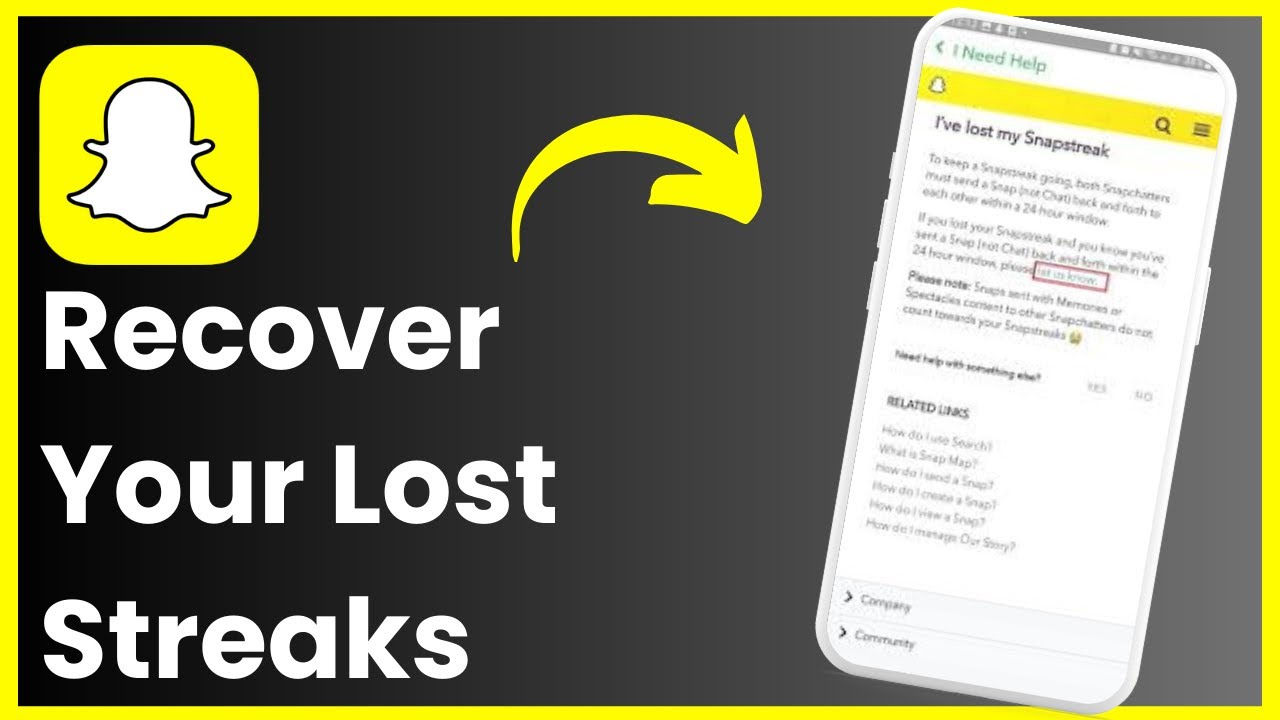 How To Recover Snapchat Streaks ! [EASY STEPS] - YouTube