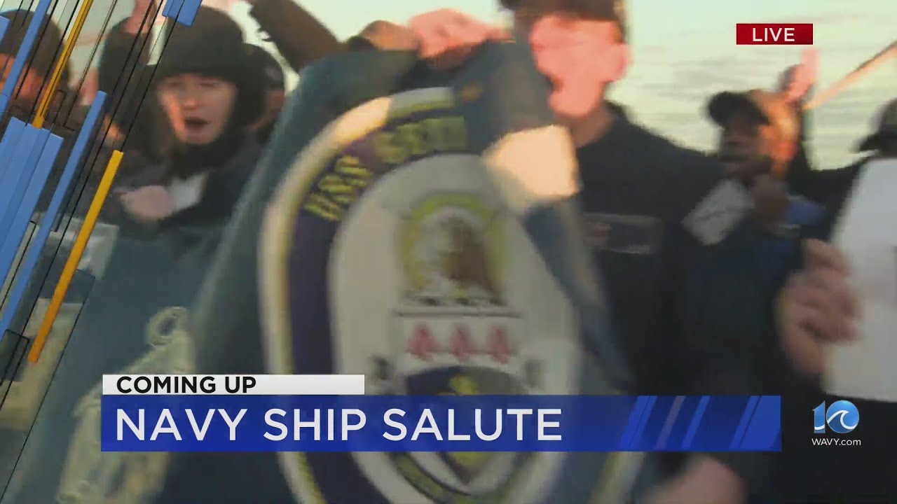 WAVY’s Navy Ship Salute: USS Gettysburg Crew - YouTube