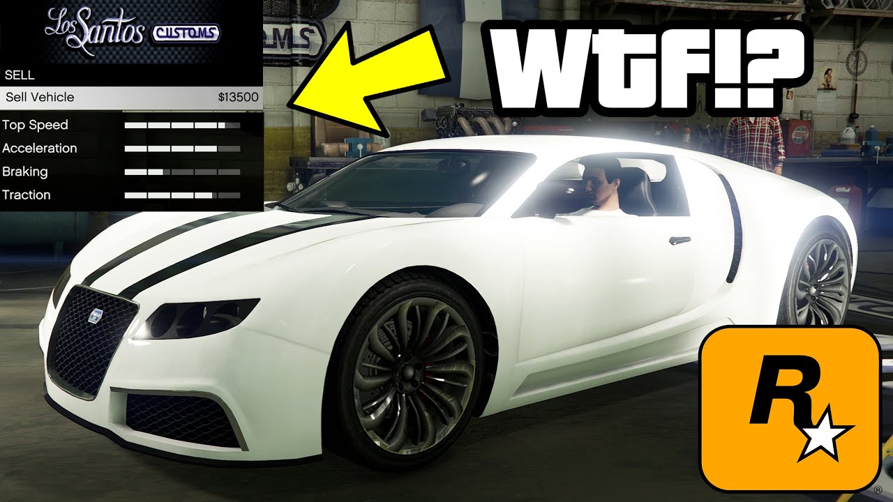 GTA 5 - Rockstar CHANGED CAR SELLING Values! WTF!? - YouTube
