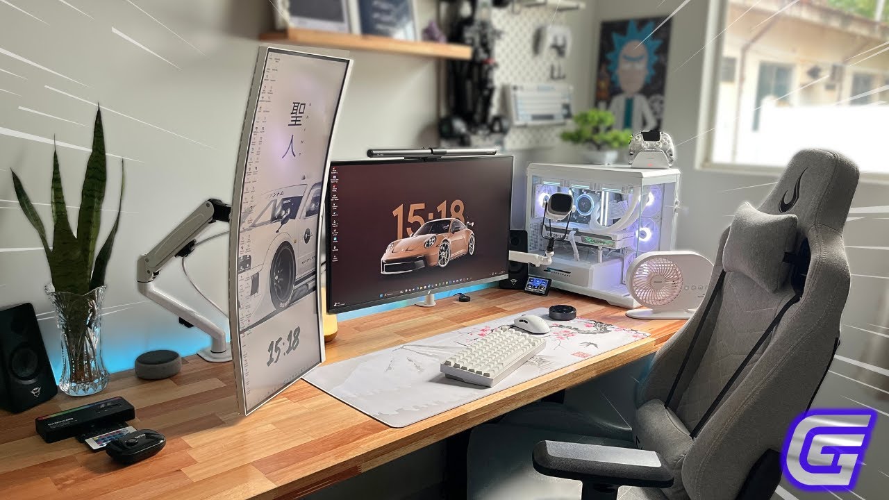 REVELEI MEU SETUP GAMER BRANCO DE 2024 ATUALIZADO - YouTube