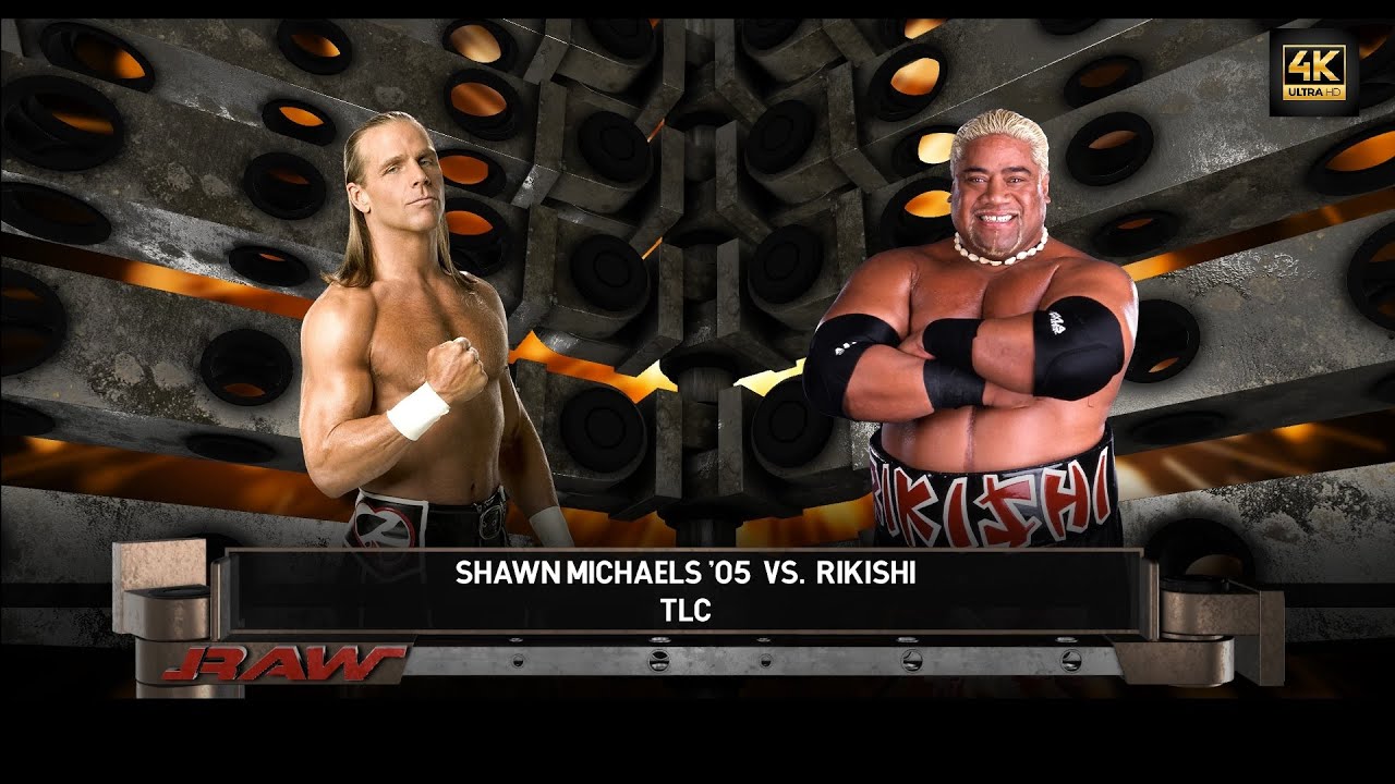 Shawn Michaels Vs. Rikishi - RAW - TLC Match in 4K Ultra HD #wwe # ...