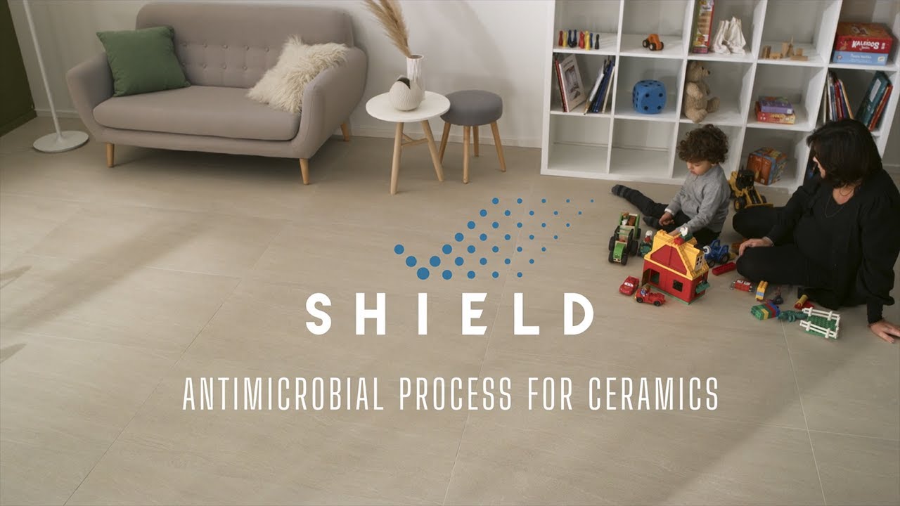 Shield: the antimicrobial process for ceramics - YouTube