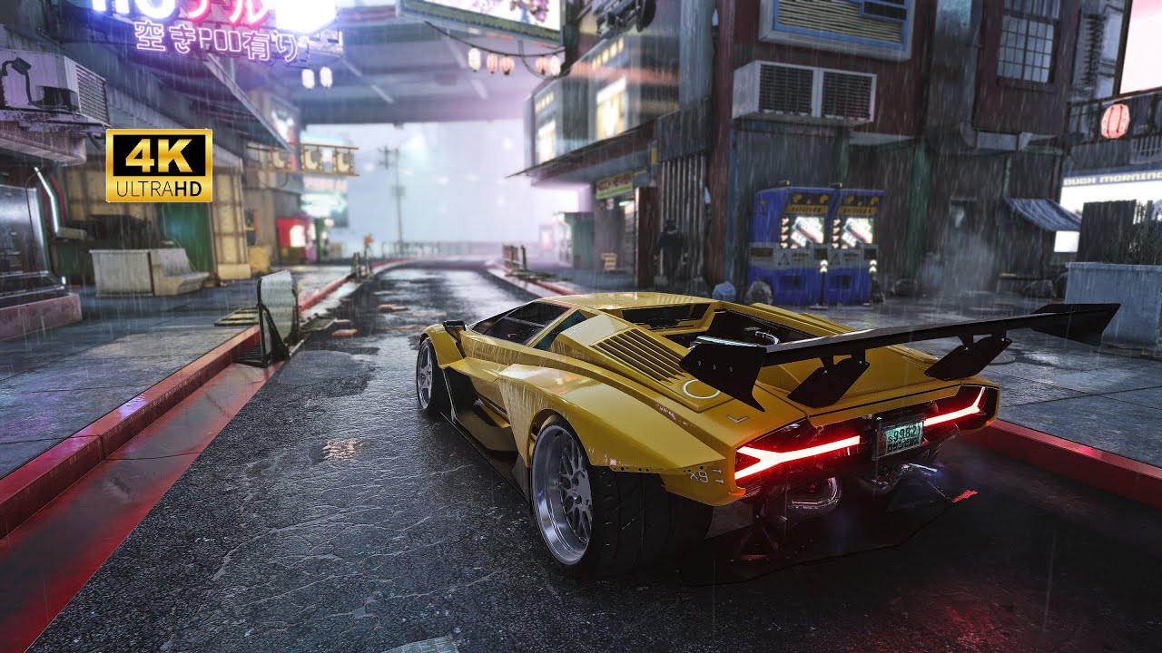 [4K HDR] Cyberpunk 2077 Photo Realistic Lightening and Realism Graphics ...