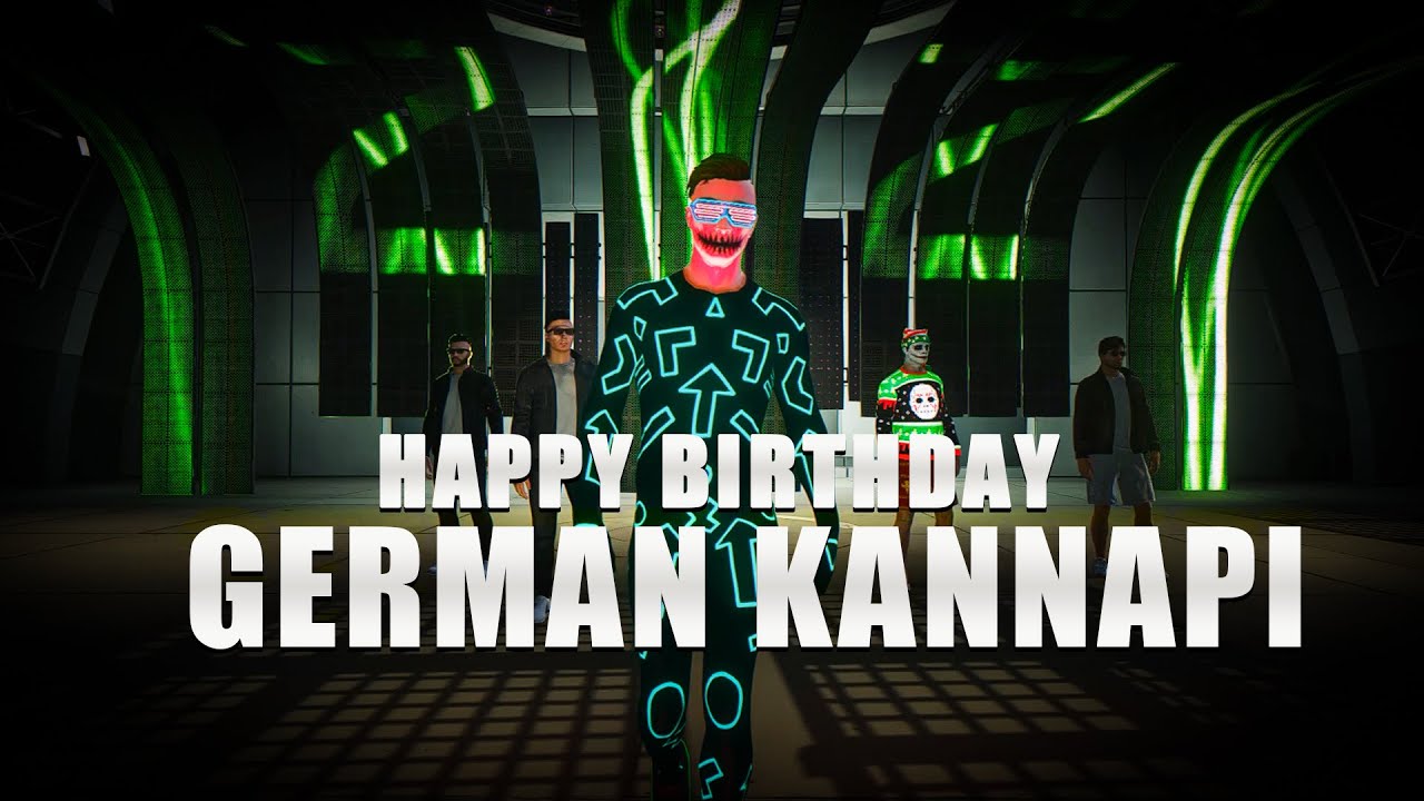 HAPPY BIRTHDAY GERMAN KANAPPI 🎉🎉 ANDHERI KING 🔥 SHOUT X GAMING - YouTube