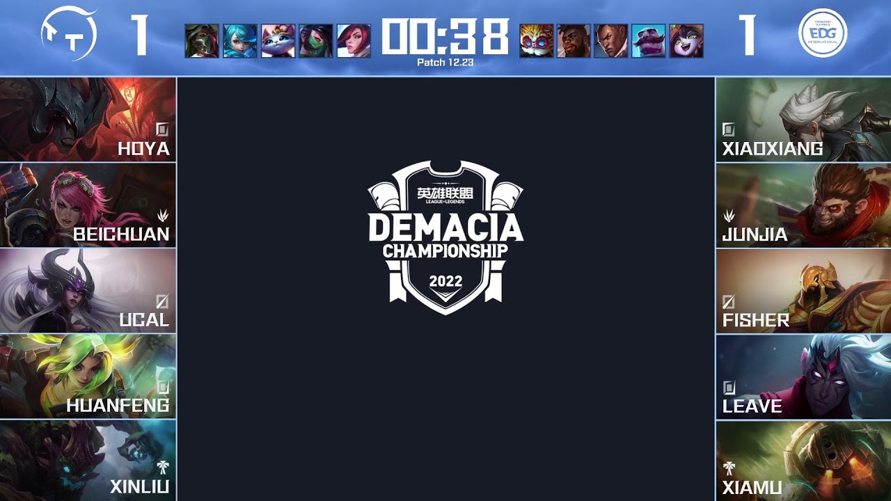 【2022 德瑪西亞杯】半決賽 EDG vs TT #3 - YouTube