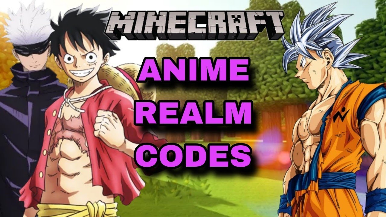 TOP 3 BEST MINECRAFT ANIME REALM CODES FOR BEDROCK EDITION! - YouTube